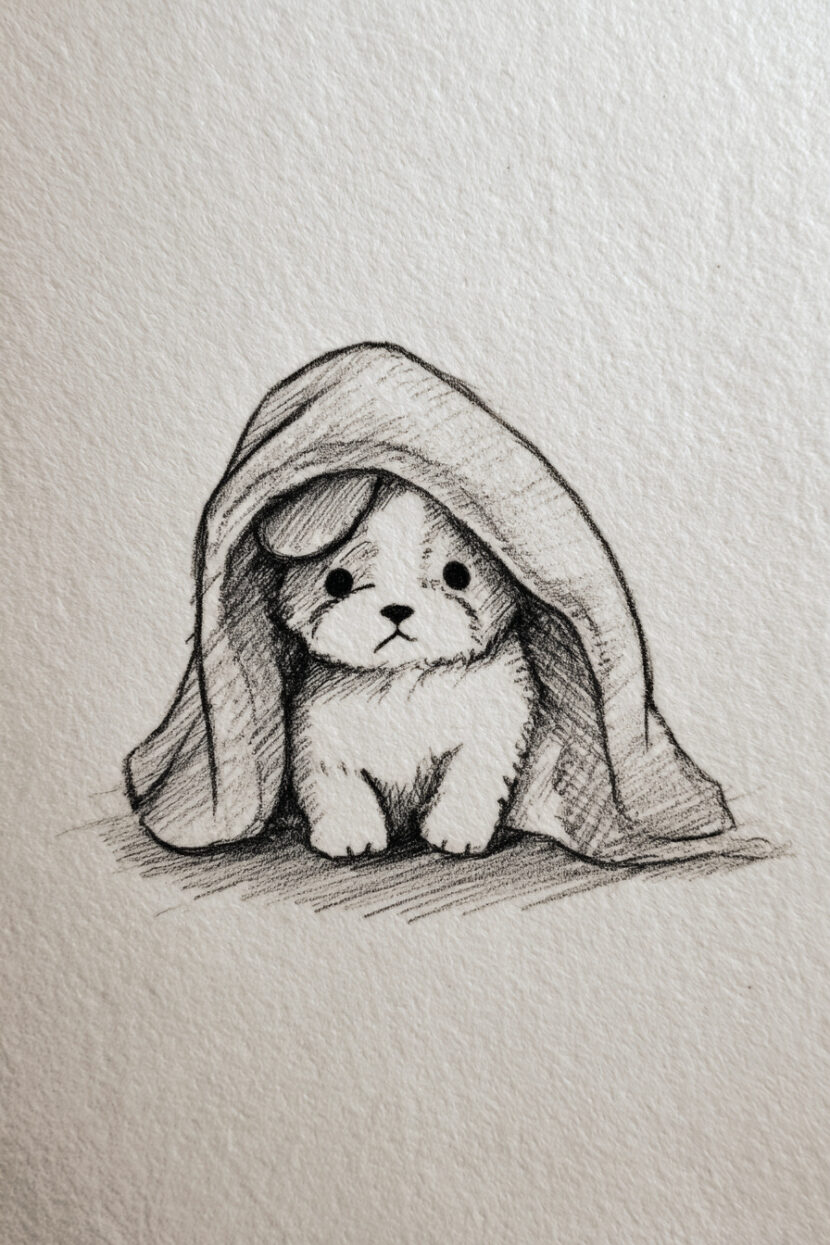 30 Cute Animal Drawing Ideas for Cozy Sketchbook Pages - Brighter Craft