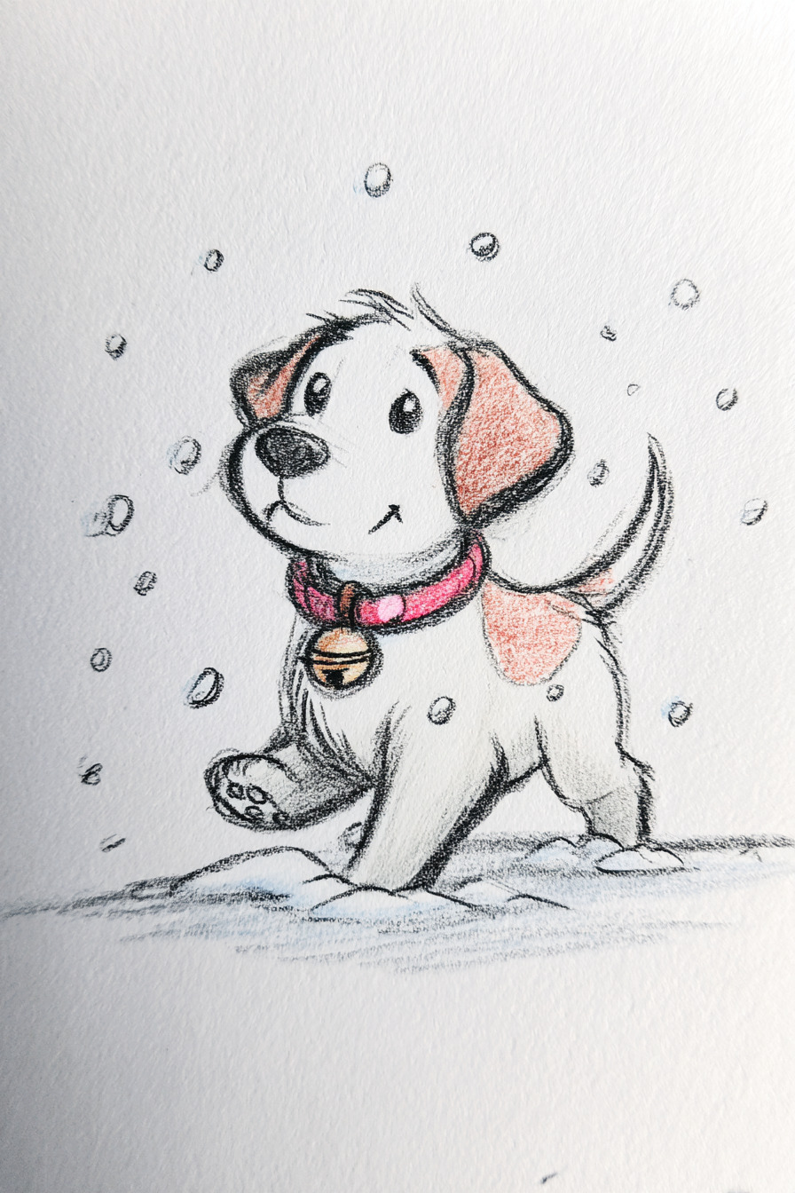 25 Adorable Winter Animal Drawings for Creative Days - Brighter Craft
