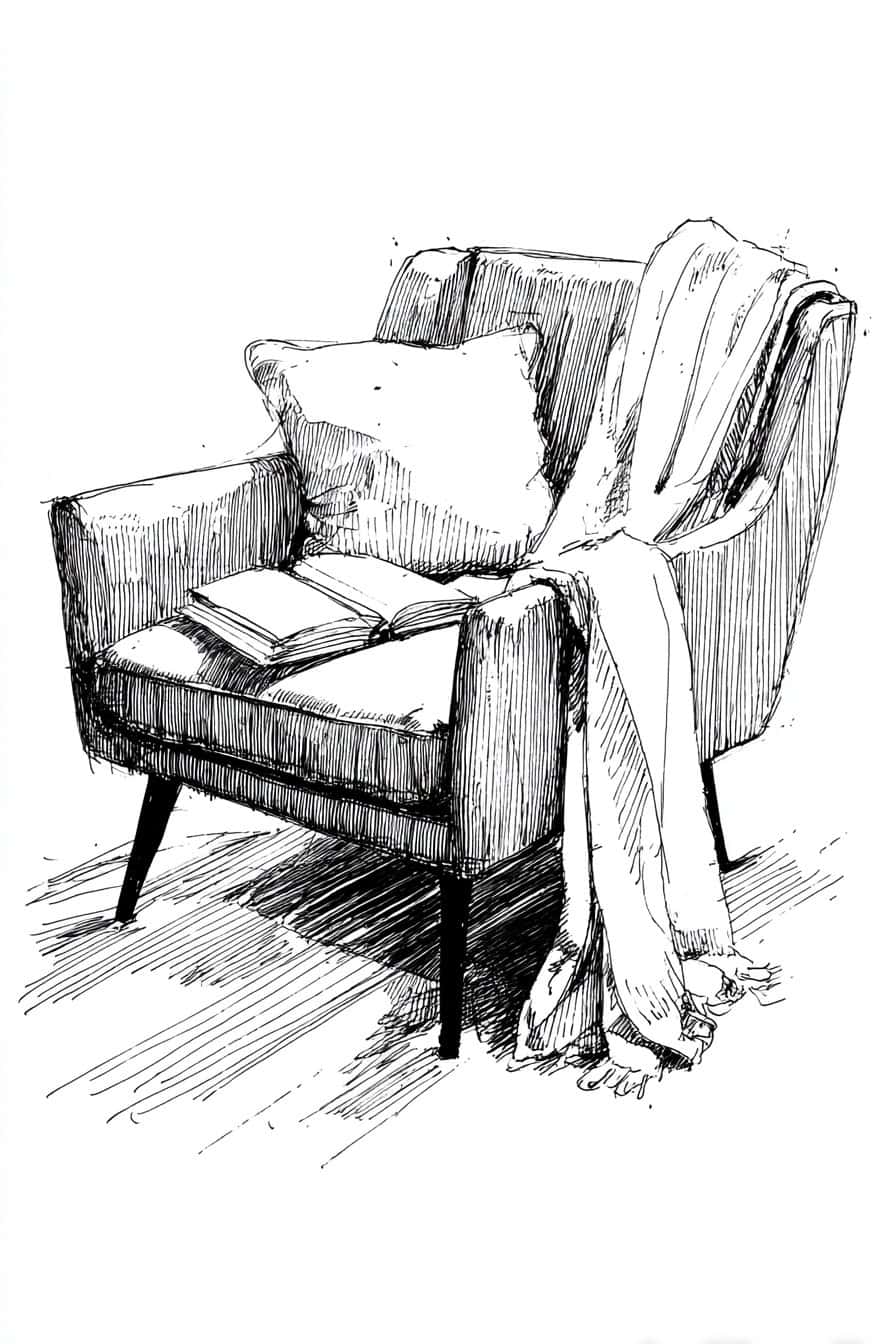 20 Minimal Aesthetic Sketch Ideas for Peaceful Drawing - Brighter Craft