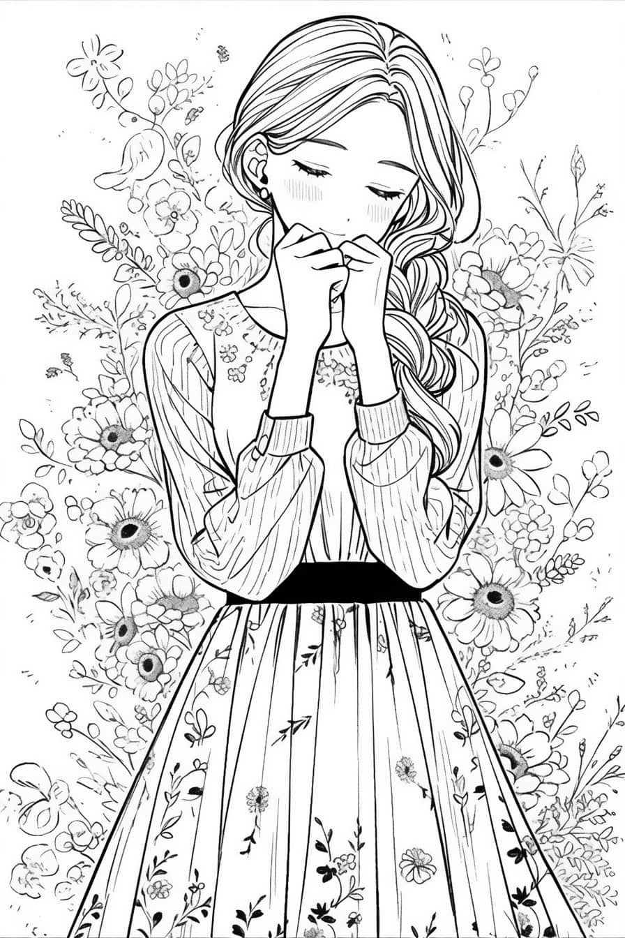 25 Aesthetic Coloring Pages for Calm Creativity - Brighter Craft
