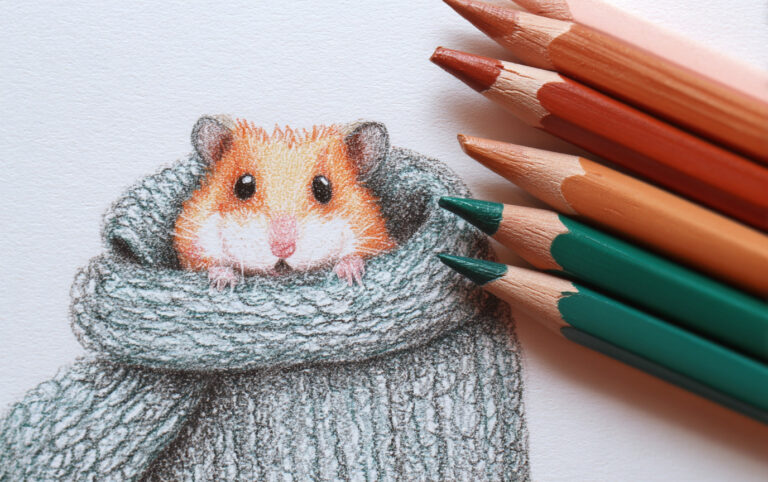 25 Adorable Winter Animal Drawings for Creative Days - Brighter Craft