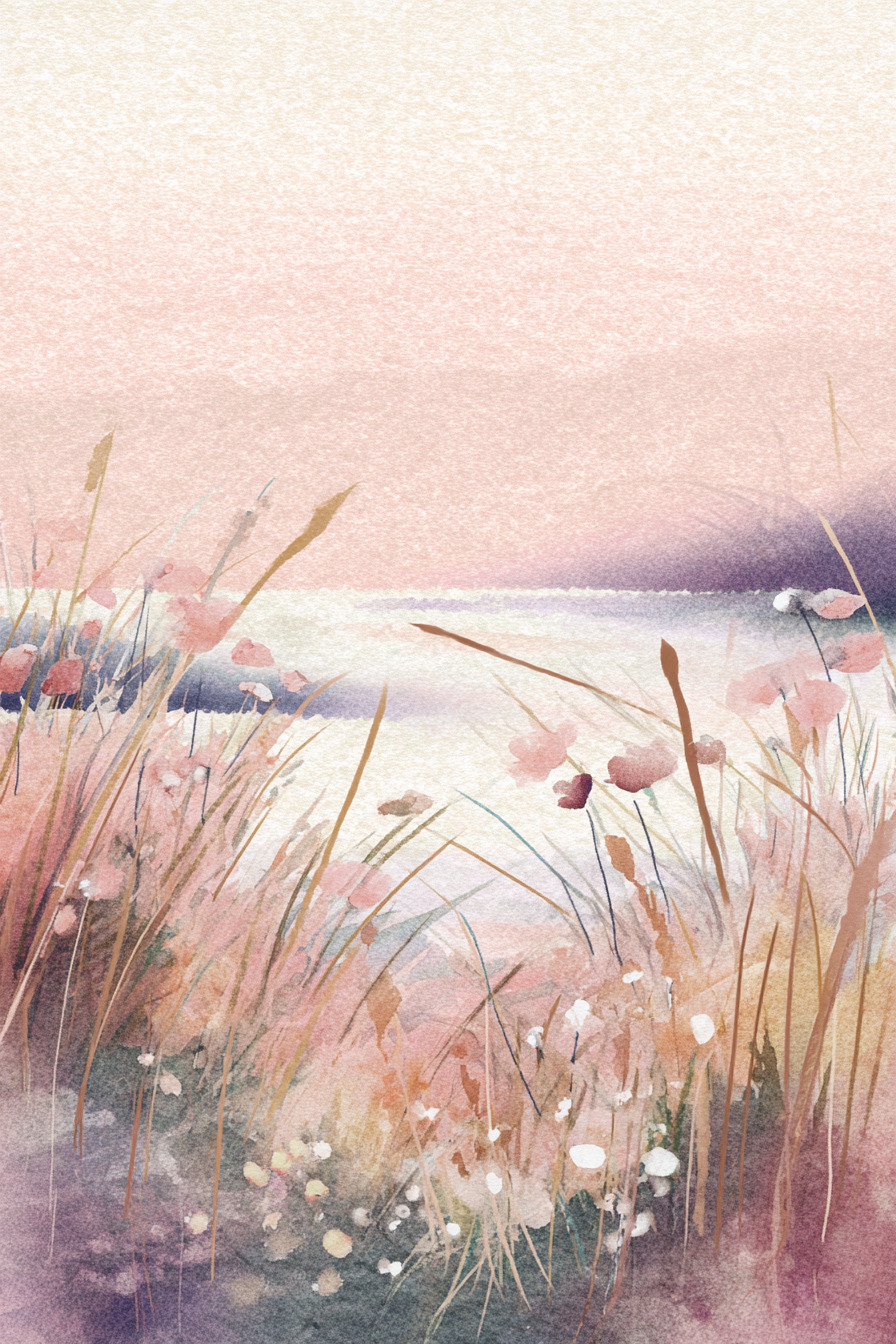 25 Dreamy Spring Watercolor Landscapes to Spark Creativity - Brighter Craft