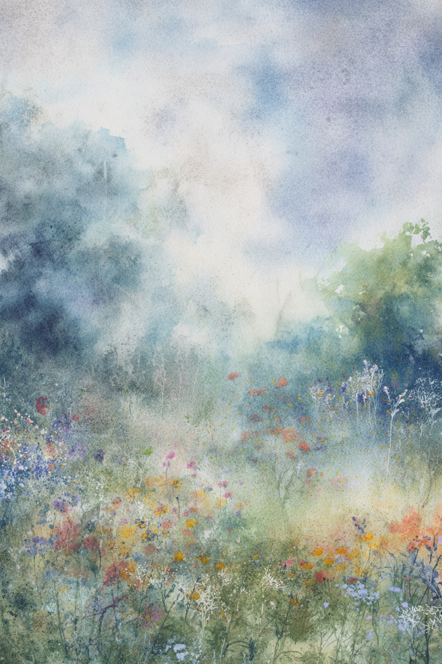 25 Dreamy Spring Watercolor Landscapes to Spark Creativity - Brighter Craft