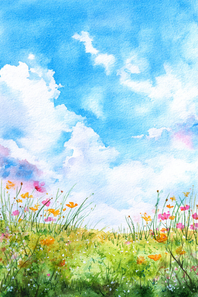 25 Dreamy Spring Watercolor Landscapes to Spark Creativity - Brighter Craft