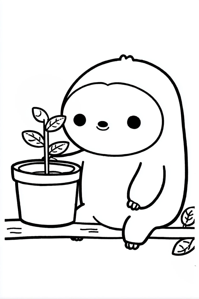 30 Cute Spring Animal Coloring Pages for Calm Creativity - Brighter Craft