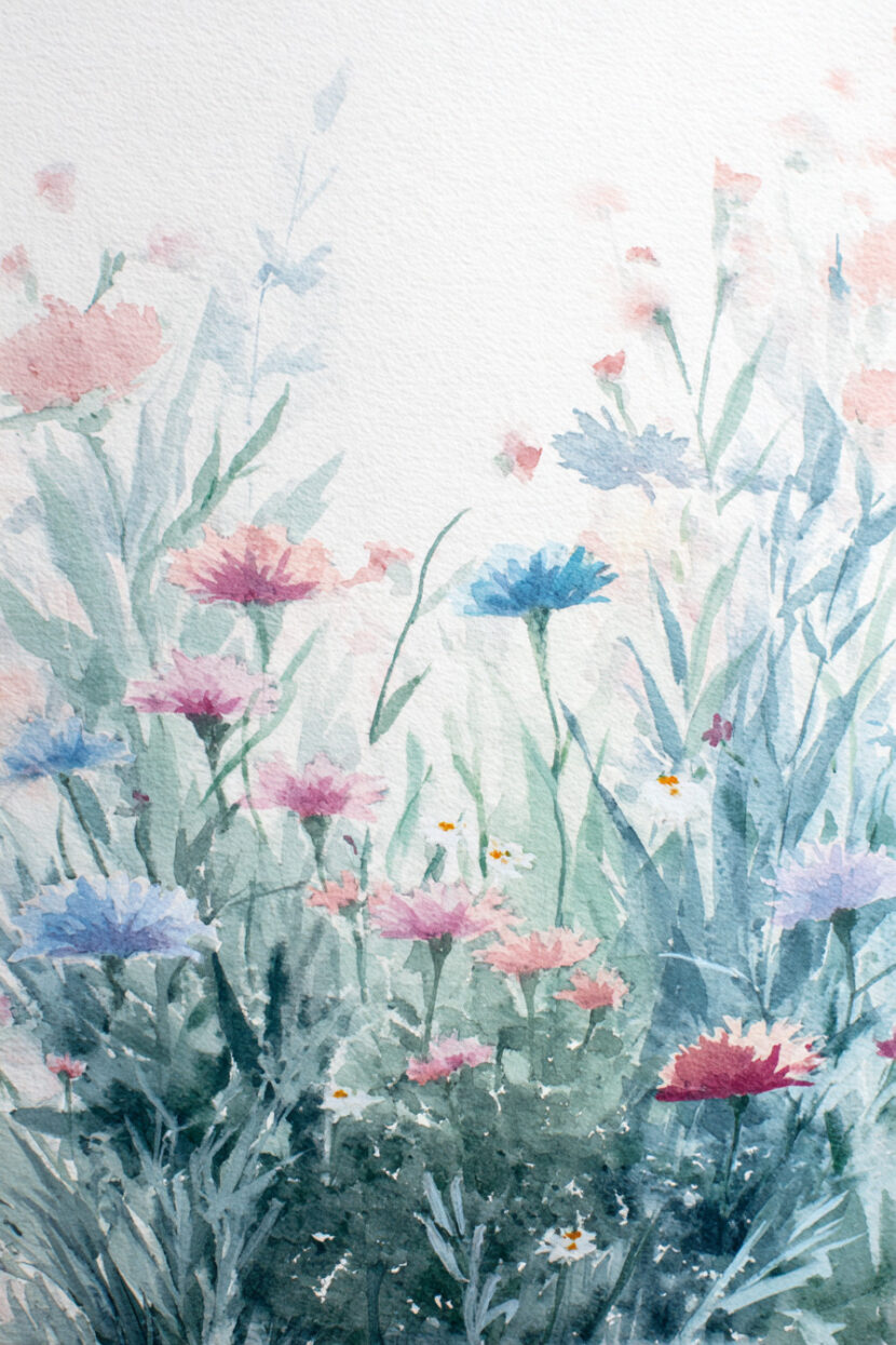 25 Dreamy Spring Watercolor Landscapes to Spark Creativity - Brighter Craft