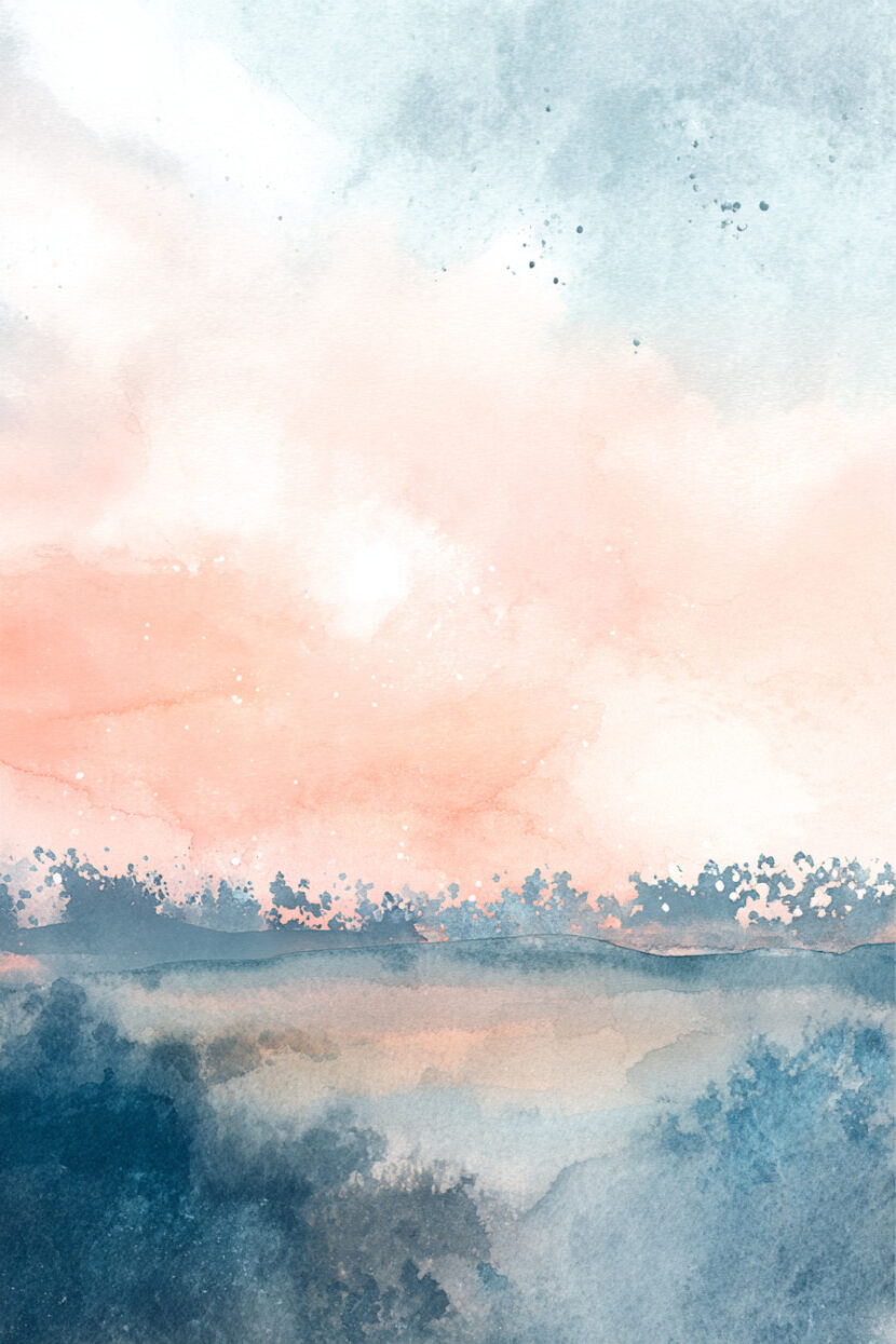 25 Dreamy Spring Watercolor Landscapes to Spark Creativity - Brighter Craft
