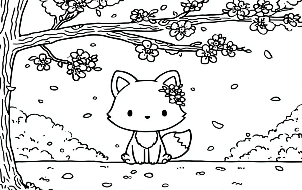 30 Cute Spring Animal Coloring Pages for Calm Creativity - Brighter Craft