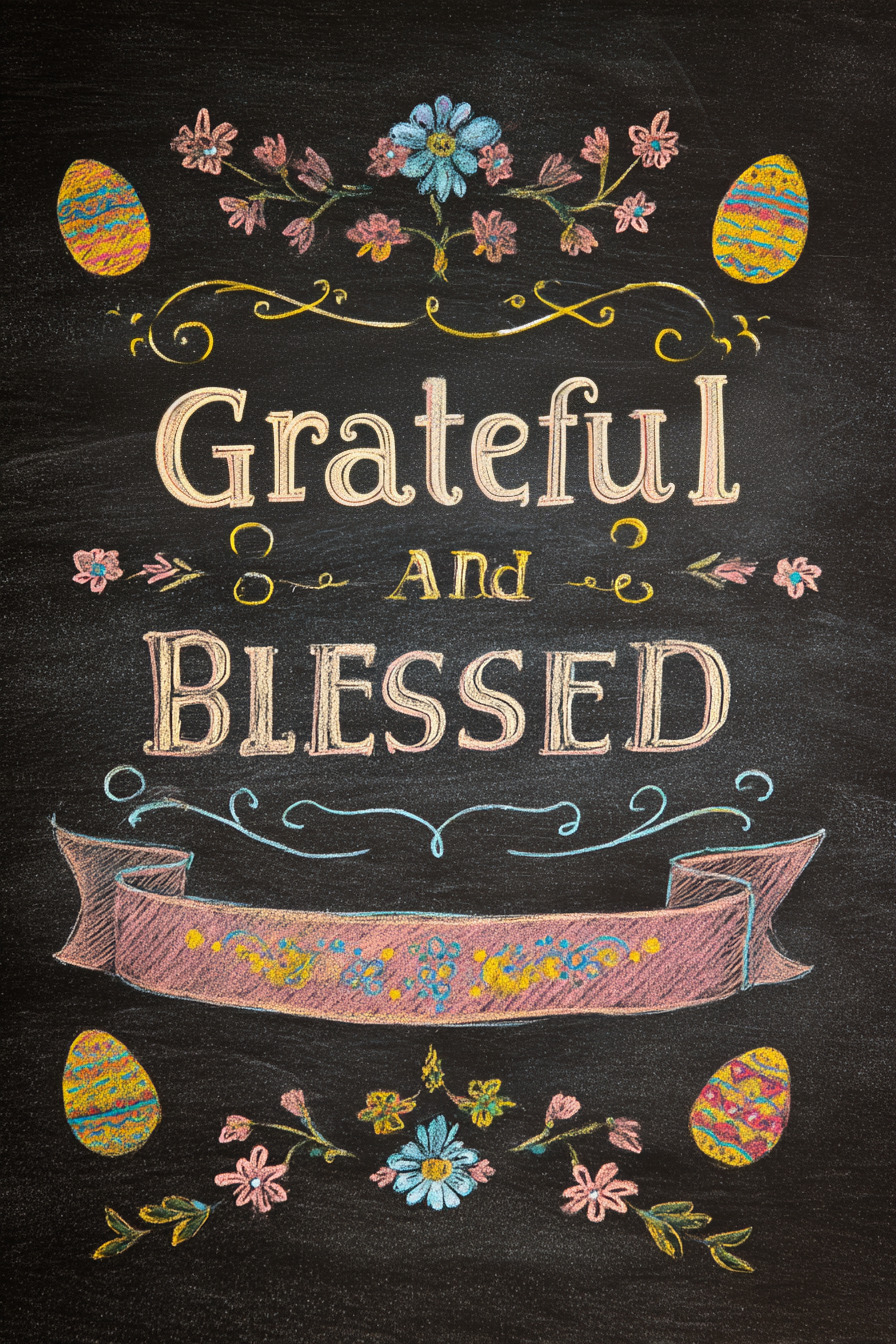 25 Easy Easter Chalkboard Drawings Anyone Can Recreate - Brighter Craft