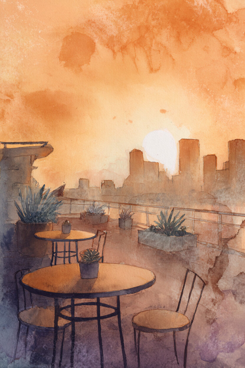 25 Cozy Cafe Watercolour Ideas for Relaxing Art Days - Brighter Craft