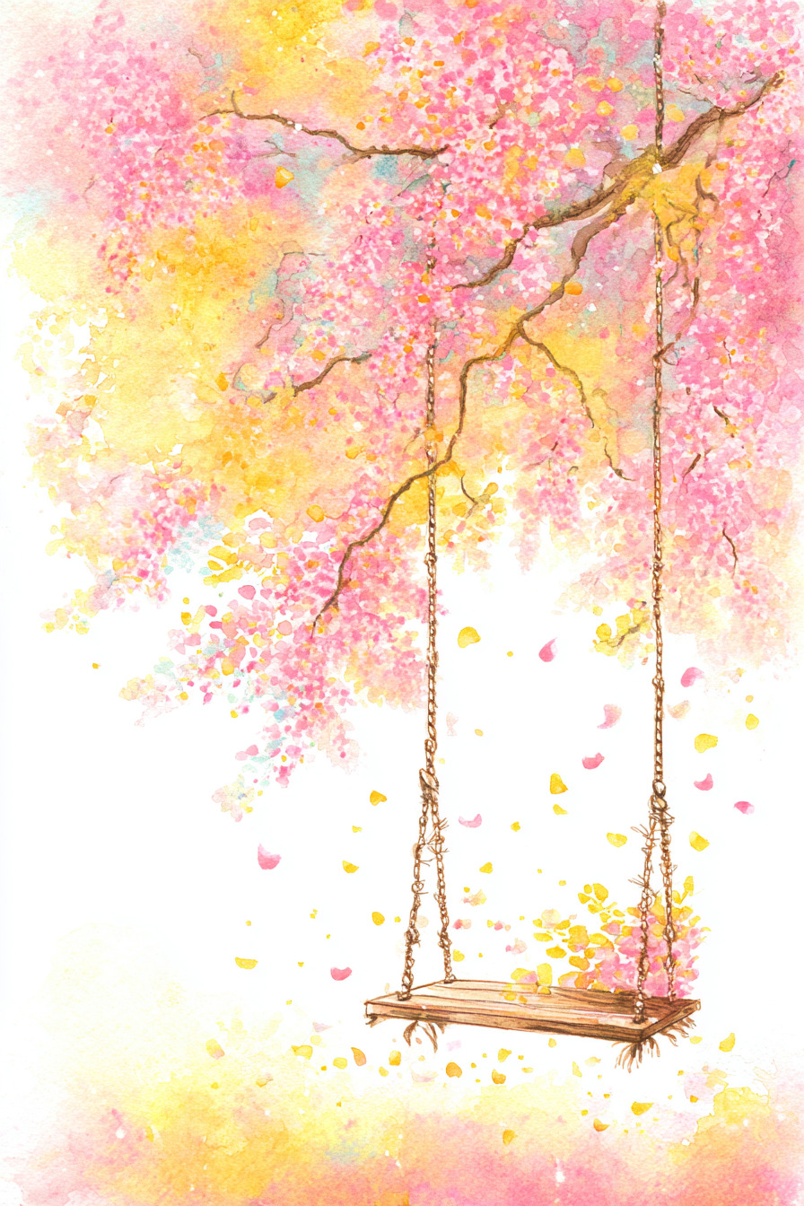 30 Cherry Blossom Spring Watercolors for Inspiration - Brighter Craft