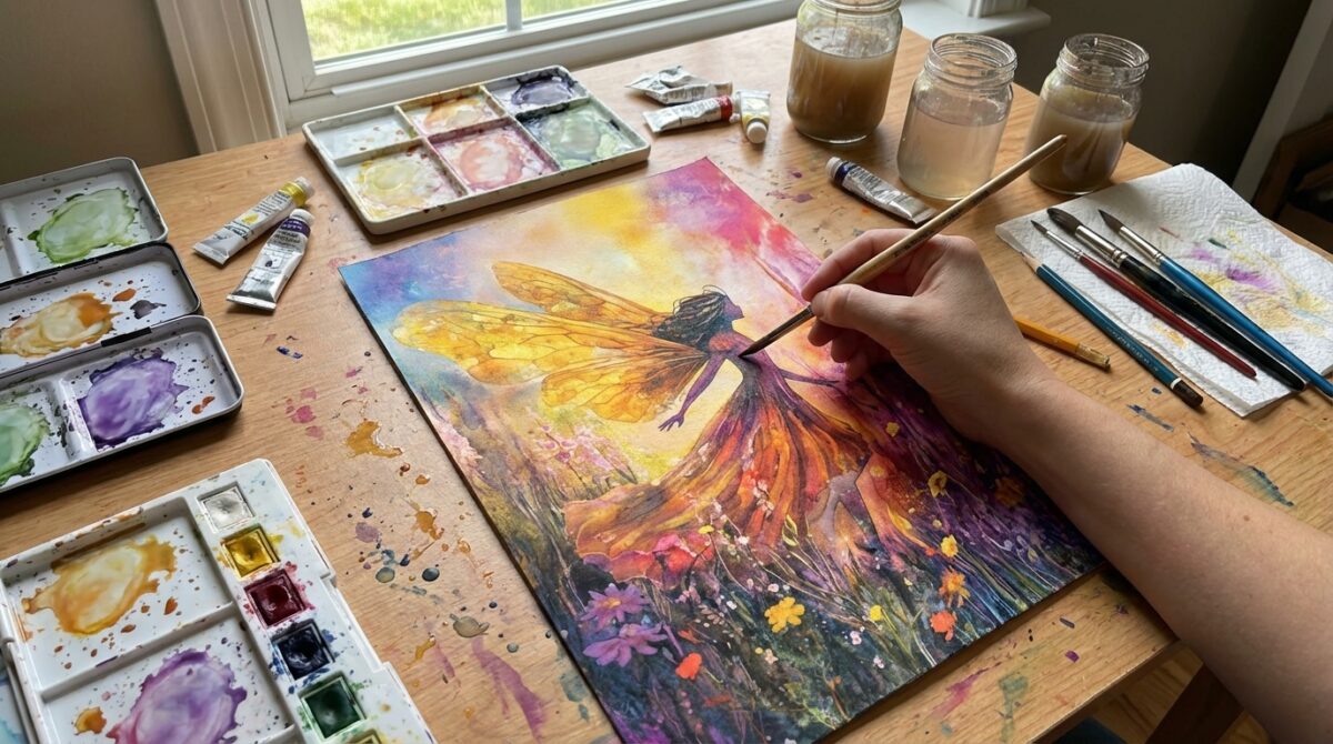 25 Fairy Watercolor Art Ideas That Look Like Magic