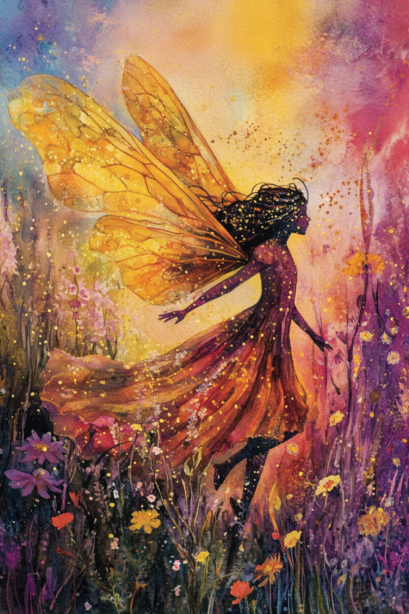 25 Fairy Watercolor Art Ideas That Look Like Magic