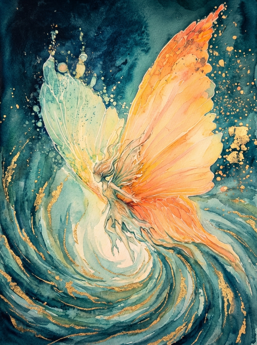 25 Fairy Watercolor Art Ideas That Look Like Magic